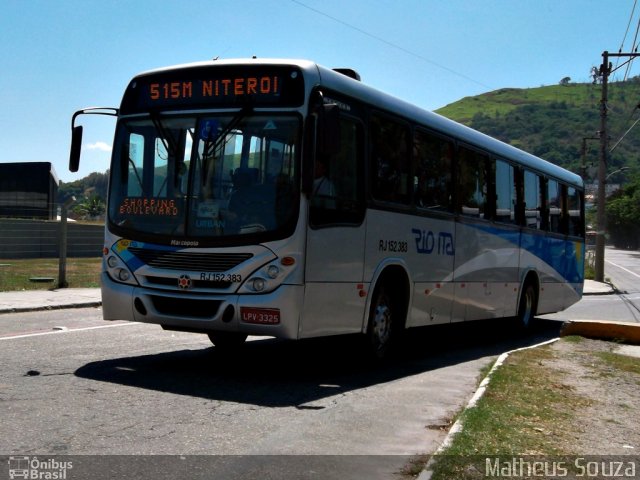 Rio Ita RJ 152.383 em Niterói por Matheus Souza - ID:933733 - Ônibus Brasil